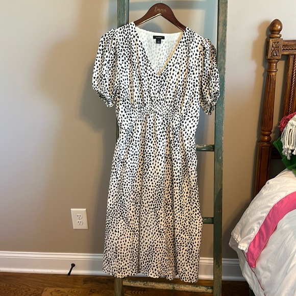 Halogen | Dresses | Halogen Midi Leopard Print Dress | Poshmark